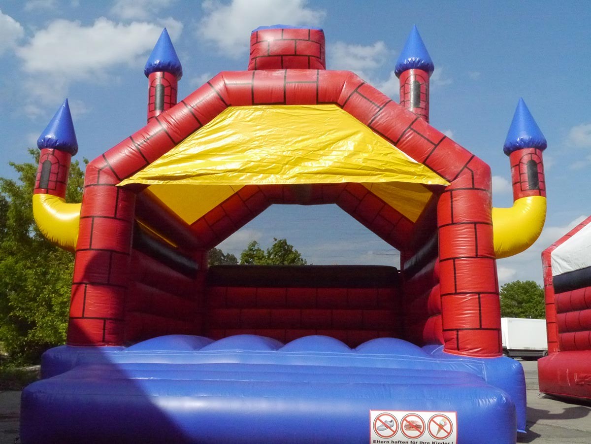 HÜPFBURG Camelot rot/blau/gelb kaufen - HÜPFBURG HERSTELLER und Verkauf