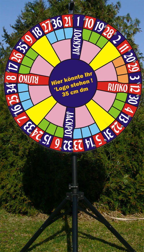 Glücksrad im Design "Roulette" 26